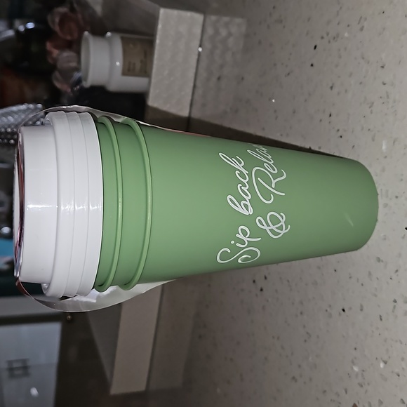 Dining | Sip Back Relax 3 Reusable Coffee Tumbler Cups Bpa Free | Poshmark